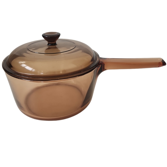 Vision | Kitchen | Vintage Visionware Corning Pyrex Amber Brown Glass ...